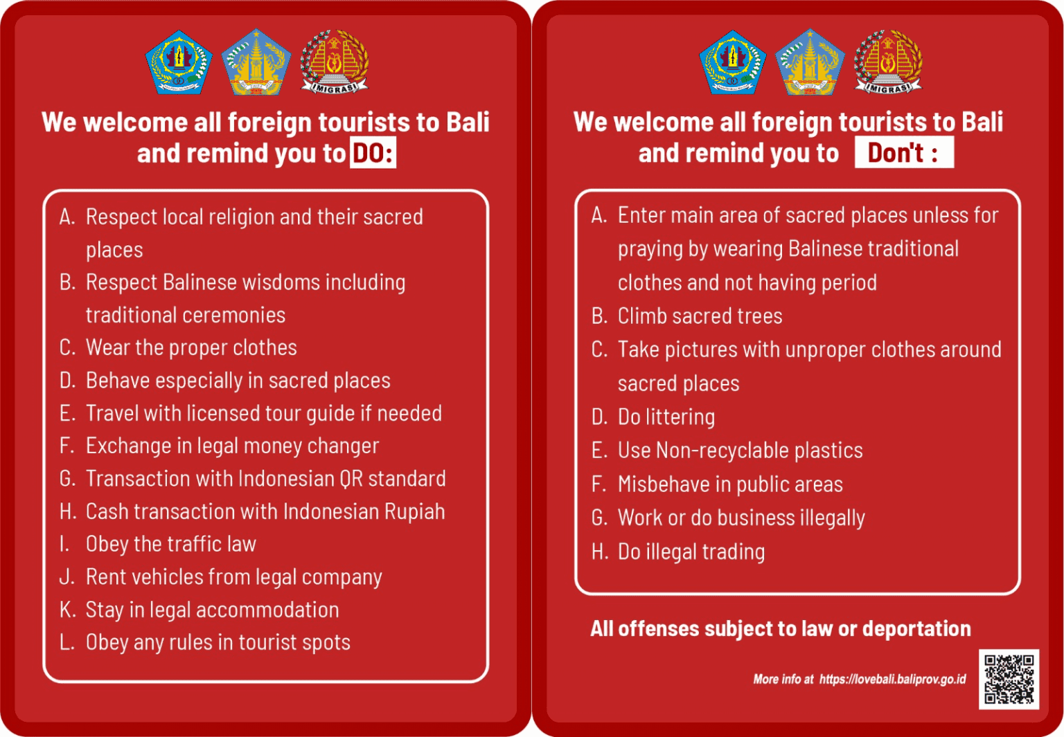 20 Do's and Don’ts in Bali for Tourists When Visit Bali